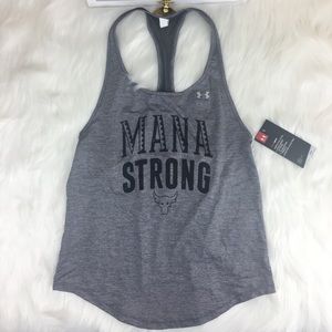 Under Armour | Tops | Under Armour X Project Rock Mana Strong Bull Tank ...